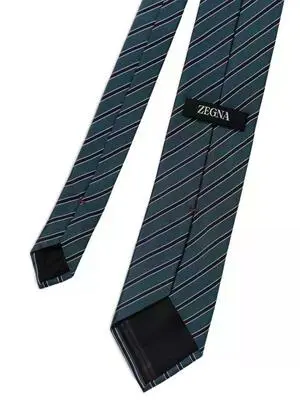 Zegna Brera Diagonal-stripe Tie