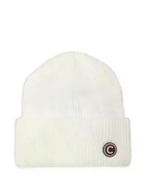 COLMAR Ribbed Knit Beanie Hat - White