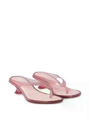 Melissa Thong Strap Kitten Heel Sandals