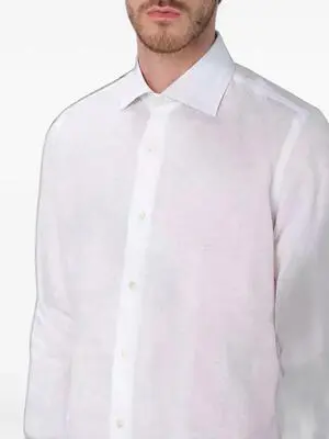 Eleventy Long-sleeve Linen Shirt