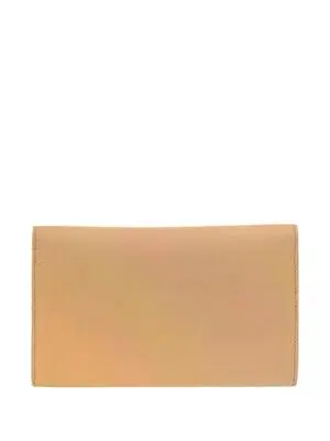 Bottega Veneta 2012-2026 Grained Leather Flap Wallet Long Wallets - Neutrals