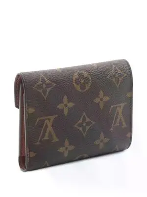 LOUIS VUITTON Monogram Victorine Trifold Wallet - Brown