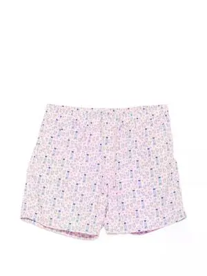 MC2 SAINT BARTH Micro Fantasy Graphic-print Swim Shorts - Pink