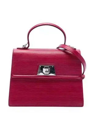 LOUIS VUITTON Epi Sevigne Pm Satchel - Pink
