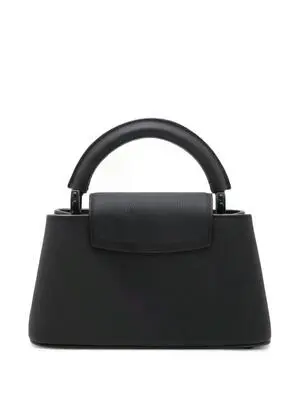 LOUIS VUITTON Taurillon Mini Capucines East West Satchel