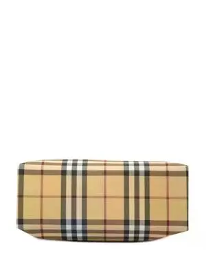 Burberry House Check Coated Canvas Tote Bag