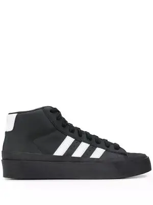 Adidas X 424 Pro Model High-top Sneakers - Black