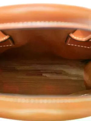 Celine Mini Vertical Cabas Satchel In Coated Canvas