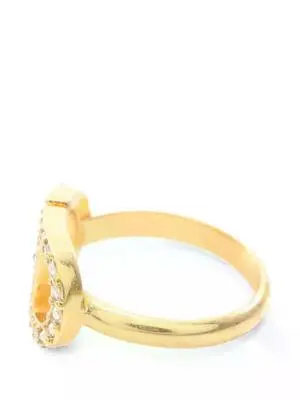Dior Petit Cd Rhinestone Ring