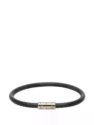 LOUIS VUITTON Damier Graphite Keep It Bracelet - Black