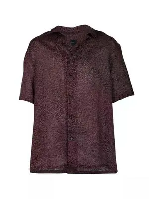 Brioni Short-sleeves Shirt - Brown