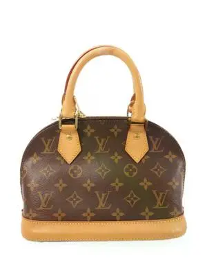 LOUIS VUITTON Alma Bb Monogram Canvas Top Handle Bag