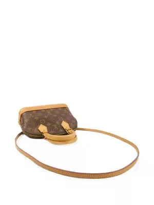 LOUIS VUITTON Alma Bb Monogram Canvas Top Handle Bag