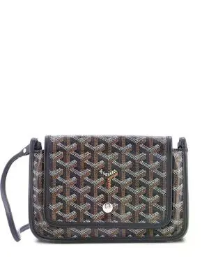 Goyard Plumet Clutch Wallet, Coated Canvas Crossbody Bag - Black