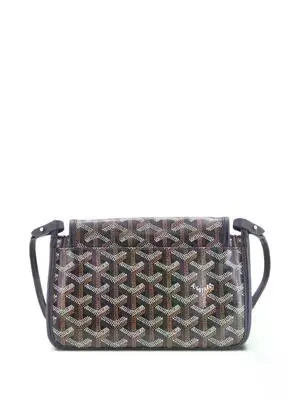 Goyard Plumet Clutch Wallet, Coated Canvas Crossbody Bag - Black