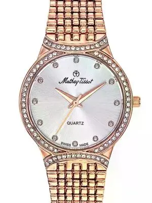 MATHEY TISSOT Classic 28mm Watch With Pavé-set Crystals