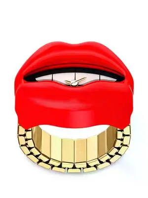 Fossil Dial Watch With Lips-shaped Case