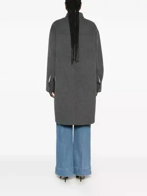 Max Mara Long-sleeve Button-fastening Coat