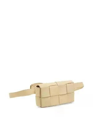 Bottega Veneta Cassette Intrecciato Belt Bag - Neutrals