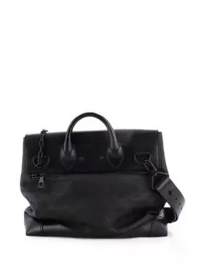 LOUIS VUITTON Steamer Bag Pm Monogram Taurillon Leather Bag