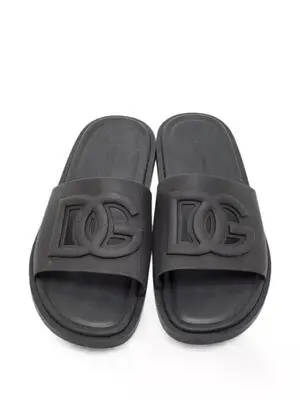 Dolce & Gabbana Embossed Logo Slides