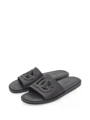 Dolce & Gabbana Embossed Logo Slides