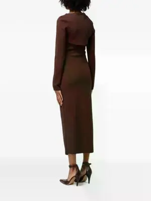 Cult Gaia Long-sleeve Midi Dress