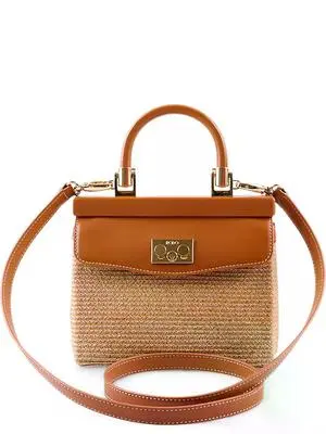 Rodo Paris Raffia Tote Bag
