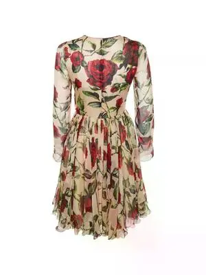 Dolce & Gabbana Floral Print Midi Dress