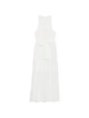 MOUTAKI V-neck Maxi Dress - Neutrals