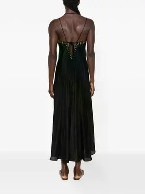 VOLANTIS V-neck Midi Dress
