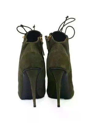 GIUSEPPE ZANOTTI Studded Lace-up Ankle Boots