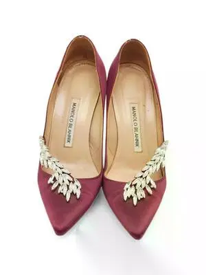Manolo Blahnik Nadira Crystal-embellished Pumps
