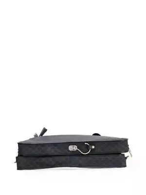 Gucci Gg Coated Canvas Travel Bag