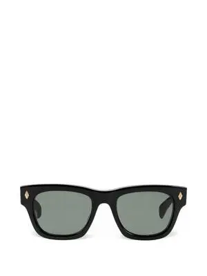 Chrome Hearts Rectangle-frame Sunglasses - Black