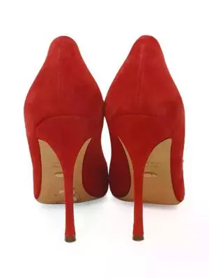 SERGIO ROSSI Pointed-toe Suede Pumps