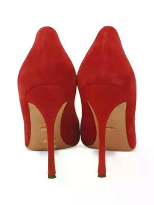 SERGIO ROSSI Pointed-toe Suede Pumps
