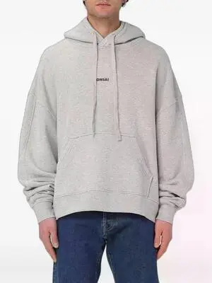BONSAI Logo Print Pouch Pocket Hoodie