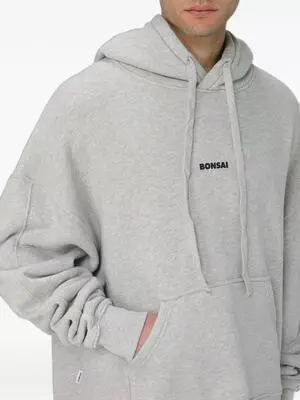 BONSAI Logo Print Pouch Pocket Hoodie