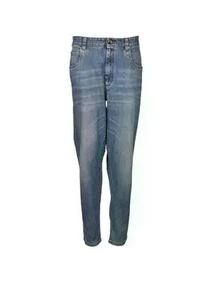 Brunello Cucinelli Whiskered Effect Jeans