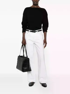 SERGIO MORETTI FIRENZE Boat Neck Long Sleeve Sweater