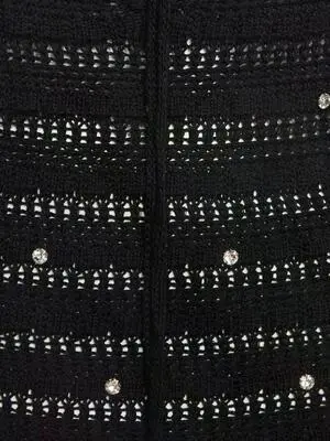 424 Serena Embellished Crochet-knit Maxi Dress