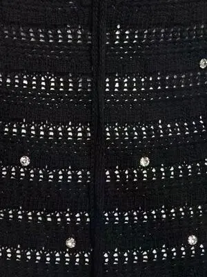 424 Serena Embellished Crochet-knit Maxi Dress