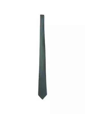Emporio Armani Geometric Pattern Silk Tie