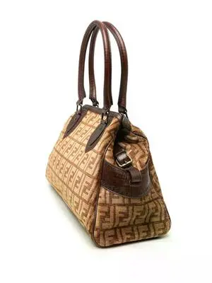 Fendi Zucca Velvet Etniko Du Jour Handbag