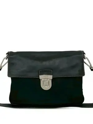 Prada Tessuto Messenger Bag - Black