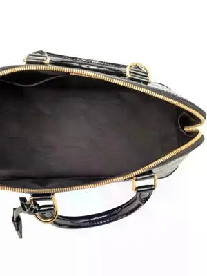 LOUIS VUITTON Monogram Vernis Alma Pm Satchel