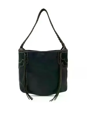Loewe Leather Fringe Shoulder Bag