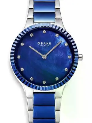 OBAKU Linje 31mm Watch With Crystal Indices