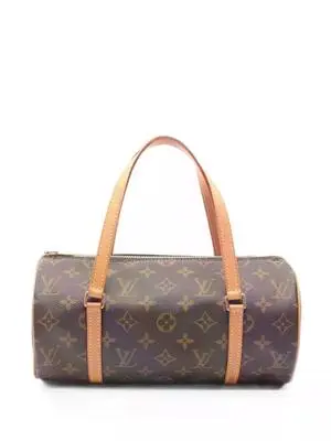 LOUIS VUITTON Monogram Papillon 26 Handbag - Brown